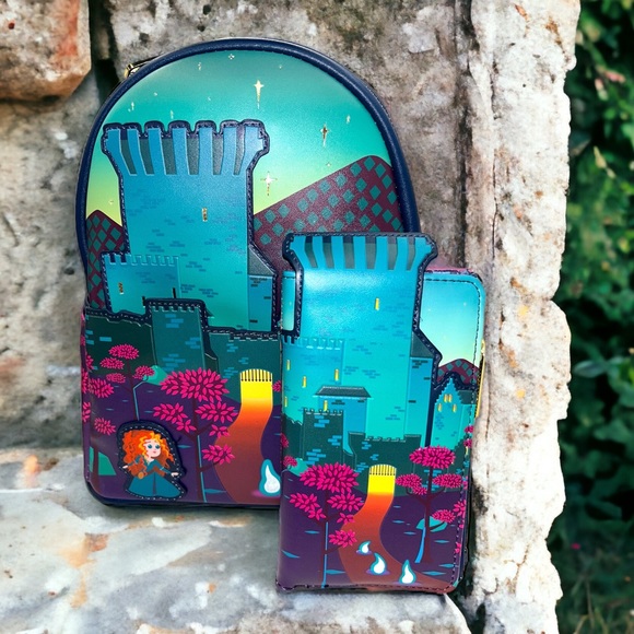 Loungefly | Bags | Loungefly Brave Princess Merida Castle Mini Backpack ...